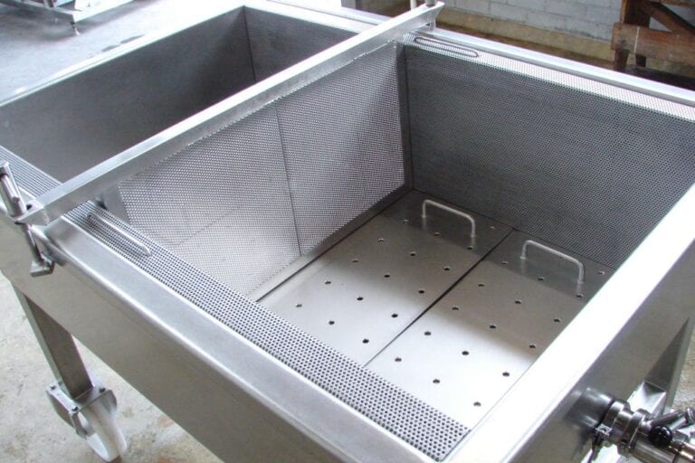 Manual drainage-finishing table - C. van 't Riet / Dairy Technology USA